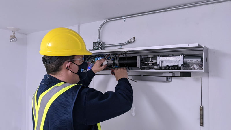 Swing Door Operators Installation | GVA Garage Doors